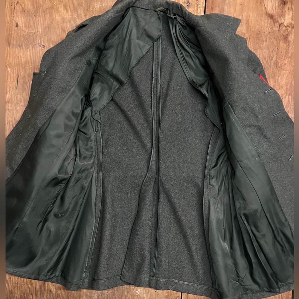 Vintage Vietnam Wool Army Green Military Jacket. - Gem